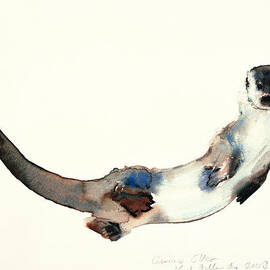 Wolf Painting by Mark Adlington - Pixels